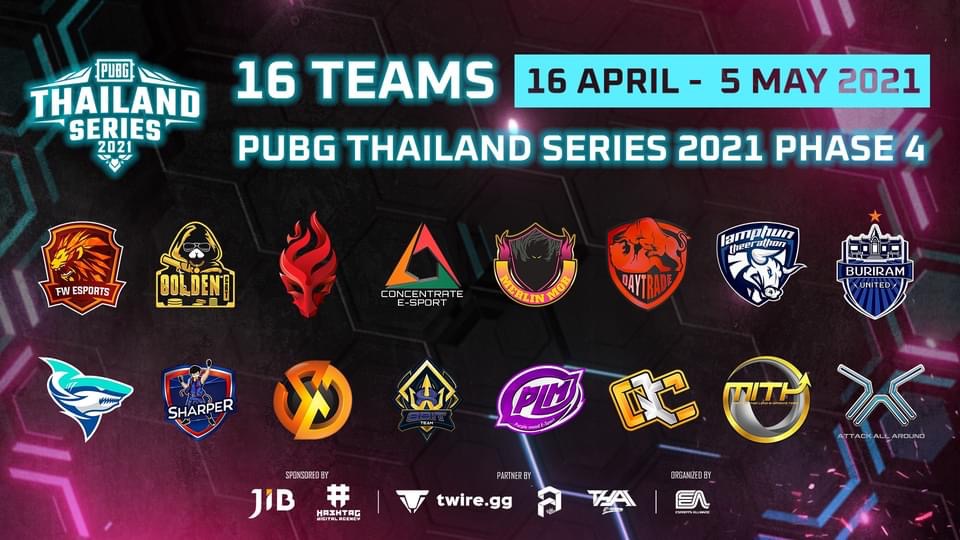 เตรียมเดือด! 16 ทีมชั้นนำร่วมศึก PUBG Thailand Series ชิงโควต้า ...