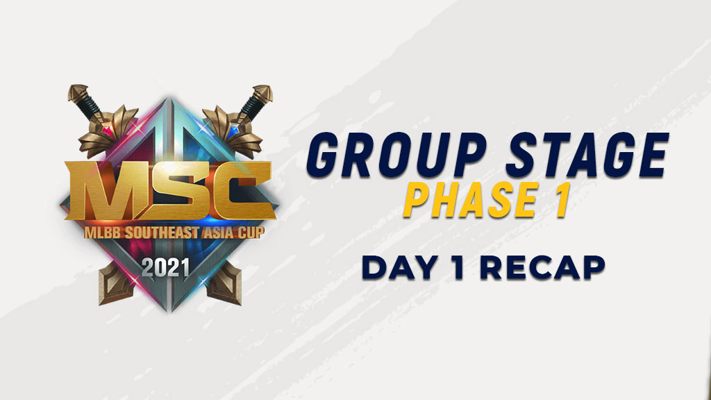Araw ng Sweep? Heto na ang resulta ng MSC 2021 Group Stage Phase 1 Day ...